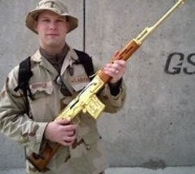 Gold Plated Al Kadesih sniper rifle photo | thefirearmblog.com