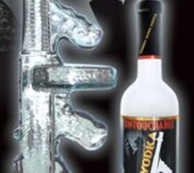 Machine-gun shaped liquor bottle leads to arrest | thefirearmblog.com