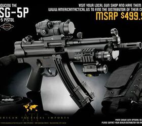 GSG-5P: .22 MP5 patterned pistol | thefirearmblog.com