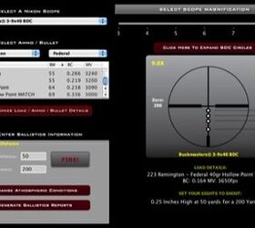 Nikon "Spot On" scope software | thefirearmblog.com