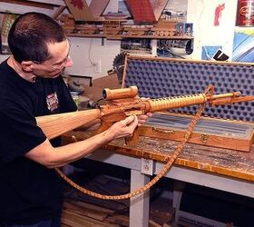 A wooden AR-15 replica | thefirearmblog.com