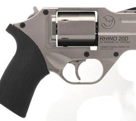 Rhino revolver in brushed nickel | thefirearmblog.com