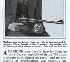 Was Clyde Farrell's Rocket Machine Gun a Hoax? | thefirearmblog.com