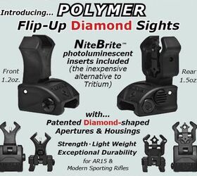 Diamondhead USA Polymer Flip Up Sights | thefirearmblog.com