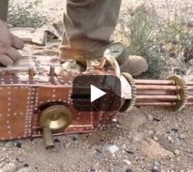 Steampunk Gatling Gun | thefirearmblog.com
