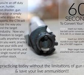 UTM Introduces Civilian Training Conversion Kits | thefirearmblog.com