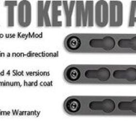 Midwest Industries M-LOK to KeyMod and KeyMod to M-LOK Adapters ...