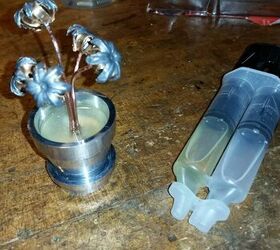 Tutorial: How to make a miniature flower pot and flowers from bullets ...