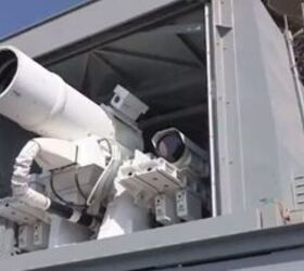 US Navy Successfully Tests Real Life Laser Gun | thefirearmblog.com