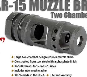 Midwest Industries Two Chamber Muzzle Brakes | thefirearmblog.com