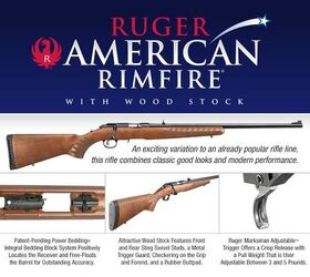 Ruger Adds Hardwood Stock to Options on American Rimfire Rifle ...