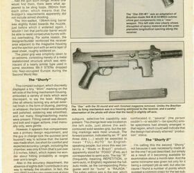Underground SMGs of The Early 1980s, By Ronaldo Olive | thefirearmblog.com