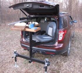 Hitch-mounted Shooting Bench | thefirearmblog.com