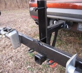 Self made trailer hitch shooting bench | thefirearmblog.com