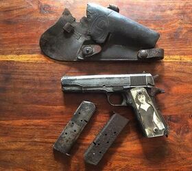 POTD: World War II 1911 Military Pistol from a crashed airplane over ...