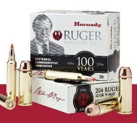 Hornady Releases William B. Ruger Commemorative Ammo | thefirearmblog.com