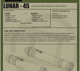 [SHOT '17] ANNOUNCED: The Lunar-45 From Gemtech | thefirearmblog.com
