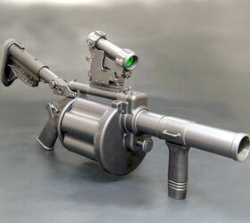 The Rippel Effect grenade launchers in LAAD 2017 | thefirearmblog.com