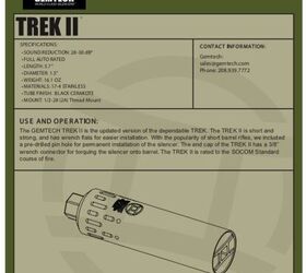 NEW: Gemtech Trek II Rifle Silencer | thefirearmblog.com