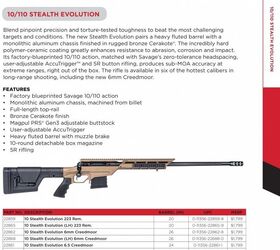 Savage Arms Upgrades the Model 10/110 Once More to Become the Stealth ...