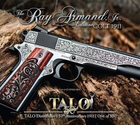 Talo Distributors Announces 50th Anniversary Engraved Colt 1911 ...