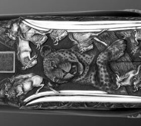 Johann Fanzoj "The Great Migration" Double Rifle | thefirearmblog.com