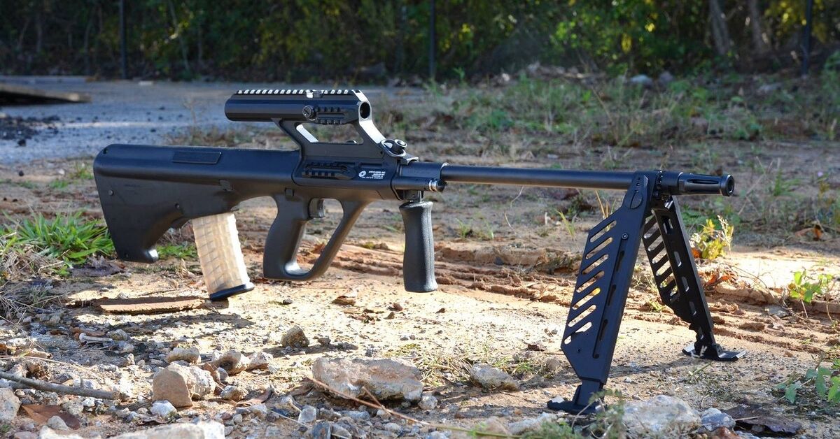 Augtober Steyr Aug With 24 Barrel And Folding Bipod