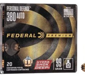 Federal Introduces their New Hydra-Shok Deep 380 ACP | thefirearmblog.com
