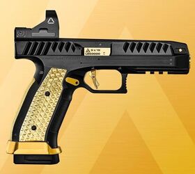 POTD: Laugo Arms Alien Gold Edition Pistol | thefirearmblog.com
