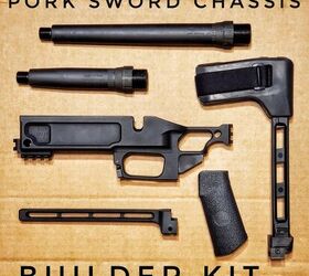 Black Collar Arms' Pork Sword Chassis Kit For Remington 700 ...