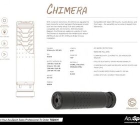JUST ANNOUNCED: The New SilencerCo Chimera | thefirearmblog.com