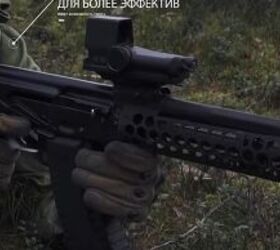 Customized AK-105 with 1P87 sight, 60-round magazine and RMB-93 shotgun ...