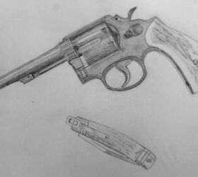 POTD: Drawing Smith & Wesson Revolvers For Art Therapy | thefirearmblog.com