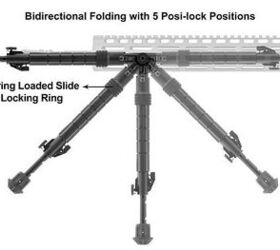 Leapers UTG Recon Flex Bipod for M-Lok and KeyMod | thefirearmblog.com