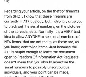 Should You Blur Out A Serial Number In Gun Photos? | thefirearmblog.com