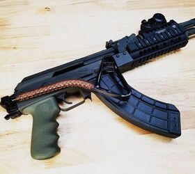 AK Leather Cheek Rest Kits by D4 Guns | thefirearmblog.com