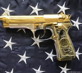 Gold 9mm Beretta Umarex Beretta MOD. 92 FS Gold Edition Air Pistol