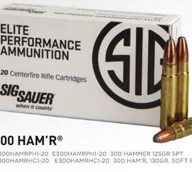 300 HAM'R Elite Performance Ammunition Spotted in SIG 2021 Catalog ...