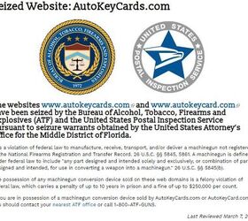 AutoKeyCard Shut Down, Website Seized, Owner Arrested | thefirearmblog.com