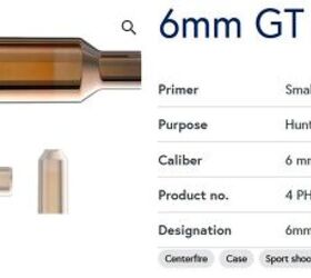 New Lapua Cases: 300 Winchester Short Magnum & 6mm GT | thefirearmblog.com