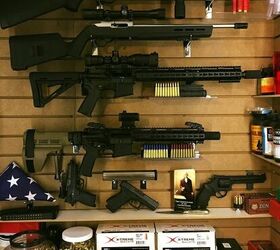 POTD: DIY Gun Rack Display | thefirearmblog.com